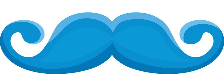 Blue Moustache Vector Images (over 2,700)