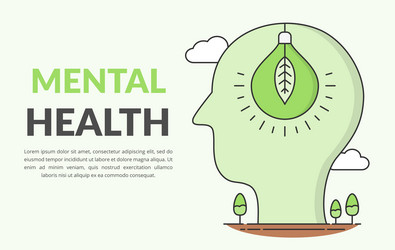 Mental health Royalty Free Vector Image - VectorStock