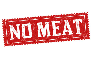 No meat sign or stamp Royalty Free Vector Image