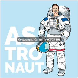 Soccer football player occupation Royalty Free Vector Image