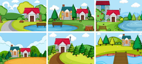 Rural Village Vector Images (over 34,000)