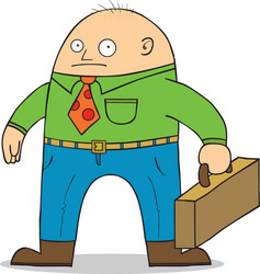 Bald Cartoon Businessman Vector Images (over 480)