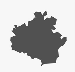 Chitradurga district map karnataka state india Vector Image