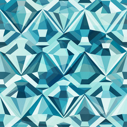 Diamonds of different size seamless pattern Vector Image