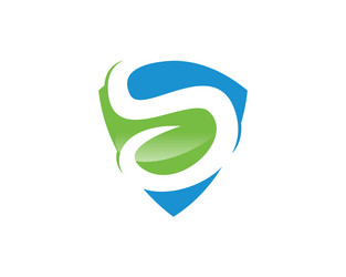 Security guard logo design shield template Vector Image