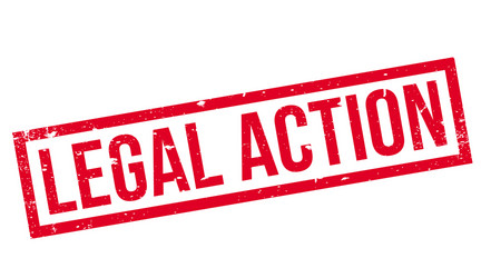 Legal action rubber stamp Royalty Free Vector Image