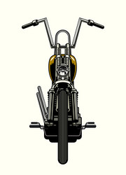Chopper Motorcycle Front View Vector Images (over 250)
