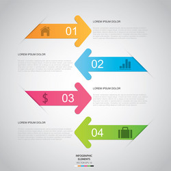 Arrow infographic Royalty Free Vector Image - VectorStock