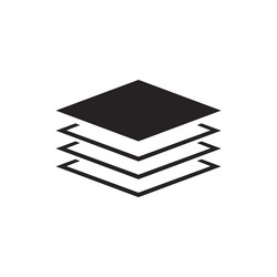 Layer icons Royalty Free Vector Image - VectorStock