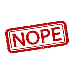 Yes rubber stamp red with grunge texture Vector Image