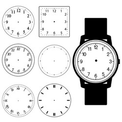 Blank Watch Face Vector Images (over 460)