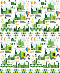 Cartoon map Royalty Free Vector Image - VectorStock