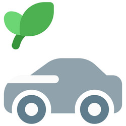 Non-polluting vehicle ready to drive Royalty Free Vector