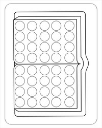 Back to school dot marker activity for kids Vector Image