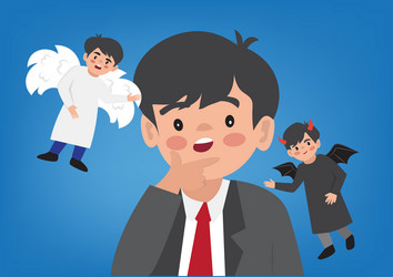 Angel Devil Silhouette Vector Images (over 1,000)