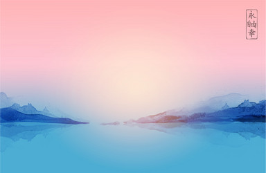 Sunset Over Water Vector Images (over 400)