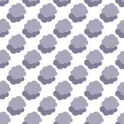 Clouds weather seamless pattern background Vector Image