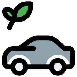 Non-polluting vehicle ready to drive Royalty Free Vector
