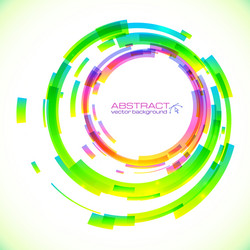 Set of colorful circle abstract frames Royalty Free Vector