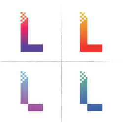 L Pixel Vector Images (over 460)