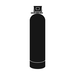 Water filter machine icon in black style isolated Vector Image