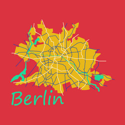 Berlin Street Map Vector Images (91)
