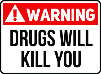 Warning smoking will kill you sign Royalty Free Vector Image