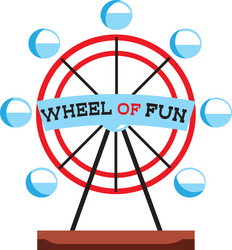 Ferris wheel icon Royalty Free Vector Image - VectorStock