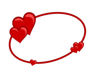 Heart Round Frame Vector Images (over 6,500)