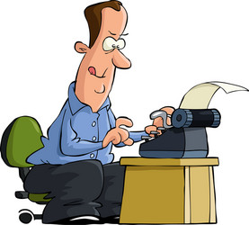 Writer Cartoon Vector Images (over 4,700)