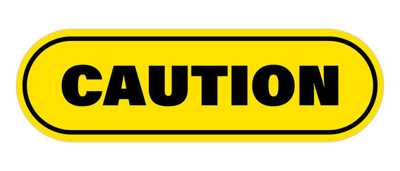 Rectangular caution sign or construction sites Vector Image