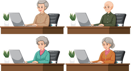 Senior Vector Images (over 75,000)