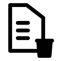 Storage extended by deleting extra files Vector Image