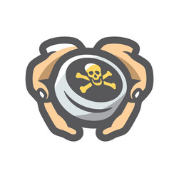 Dark gradient cross mark icon Royalty Free Vector Image