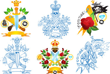 Compass Rose Flower Vector Images (over 270)