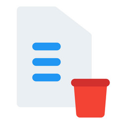 Storage extended by deleting extra files Vector Image