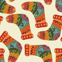 Seamless winter christmas pattern Royalty Free Vector Image