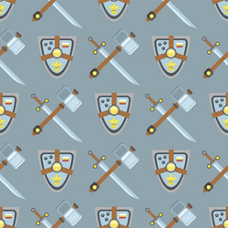 Herald heraldic shield and heraldry vintage Vector Image