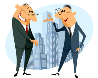 Portrait a friendly team Royalty Free Vector Image