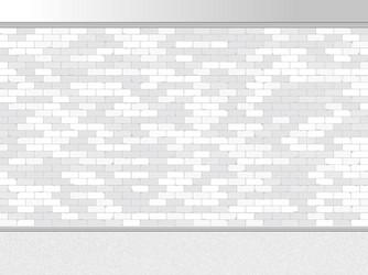 Cartoon white brick background Royalty Free Vector Image