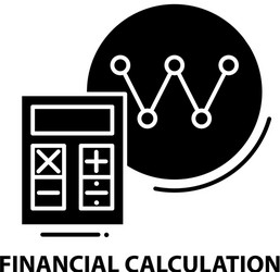 Documents and reports icon black sign Royalty Free Vector