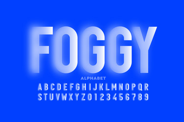 Inverse style font design alphabet letters Vector Image