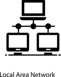 Local area network Royalty Free Vector Image - VectorStock