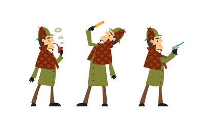 Detective Cartoon Sherlock Vector Images (over 270)