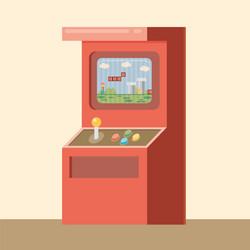 Retro Style Arcade Game Machine Vector Images (over 680)