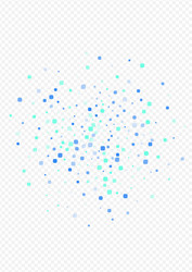 Turquoise cell falling blue background Royalty Free Vector