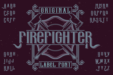 Fire Truck Font Vector Images (41)