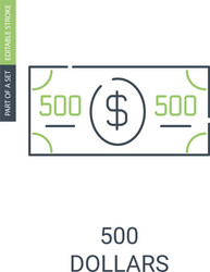 Dollar sign sketch Royalty Free Vector Image - VectorStock