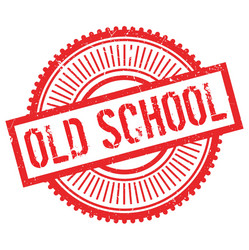 Old school stamp Royalty Free Vector Image - VectorStock