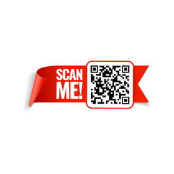 Scan me icon symbol or emblem Royalty Free Vector Image